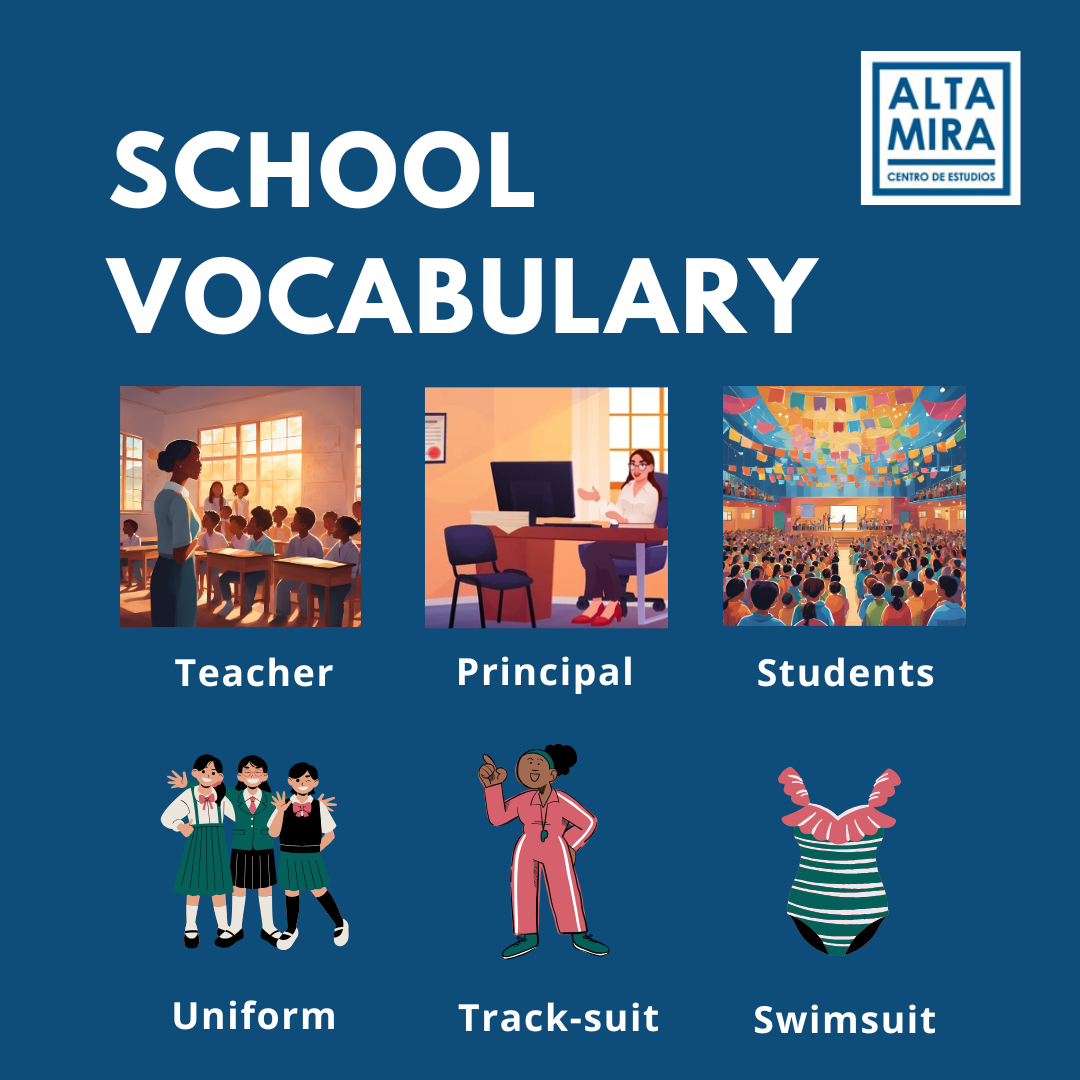 School Vocabulary: Aprende las palabras más importantes en inglés ...